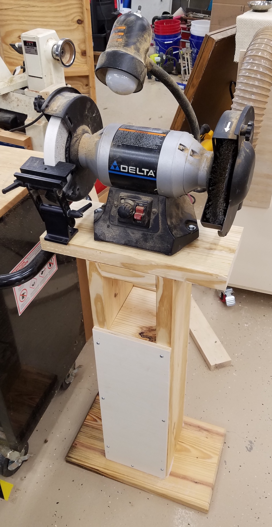 Bench Grinder Stand | Kilted Craft Works