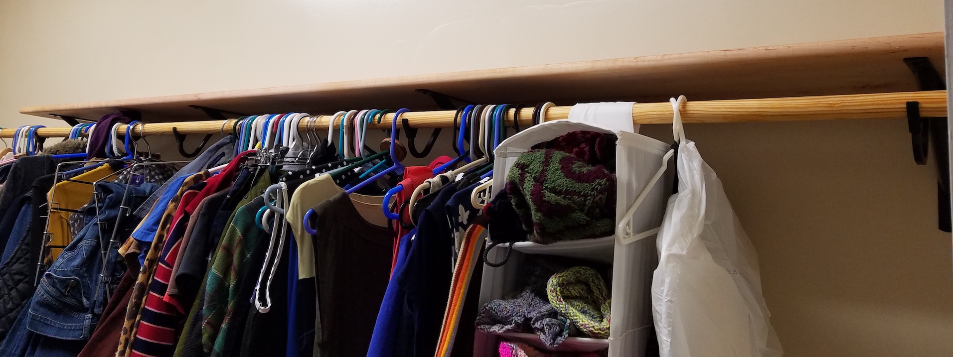 Maple Closet Shelves | Kilted Craft Works